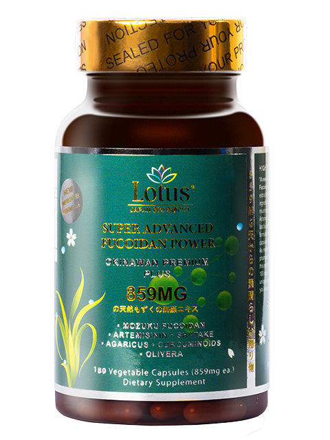 SUPER ADVANCED FUCOIDAN POWER PLUS 859MG - 180 CAPS – Lotus by Johnny Dũng
